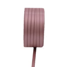 Nastro doppio in raso Vipke, rosa antico, 50 m, 3 mm