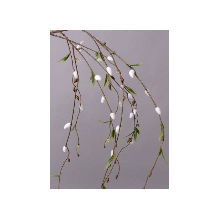 Ramo di salice sintetico MAGIT, con fiori, marrone, 120cm - Alberi ...