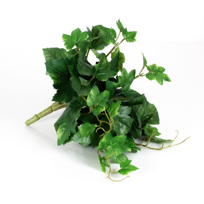 Tralcio di vite finto TARON su stelo, verde, 35cm - Piante artificiali
