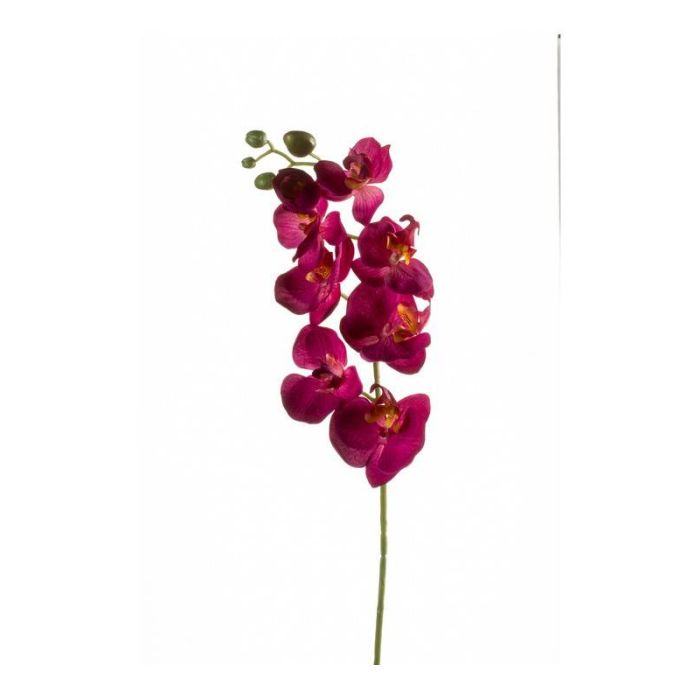 Ramo di orchidee phalaenopsis artificiale MINA, fucsia, 70cm